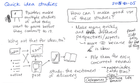 Learning from artists: making studies of ideas :: Sacha Chua